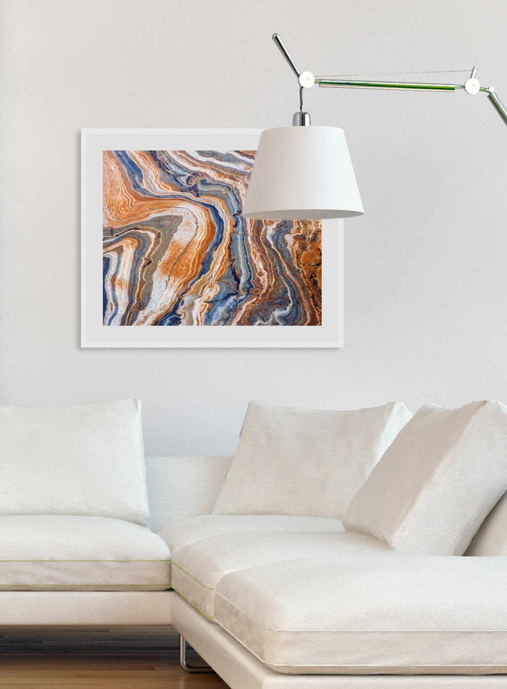 Ebern Designs 'Marble' Framed Graphic Art | Wayfair.co.uk