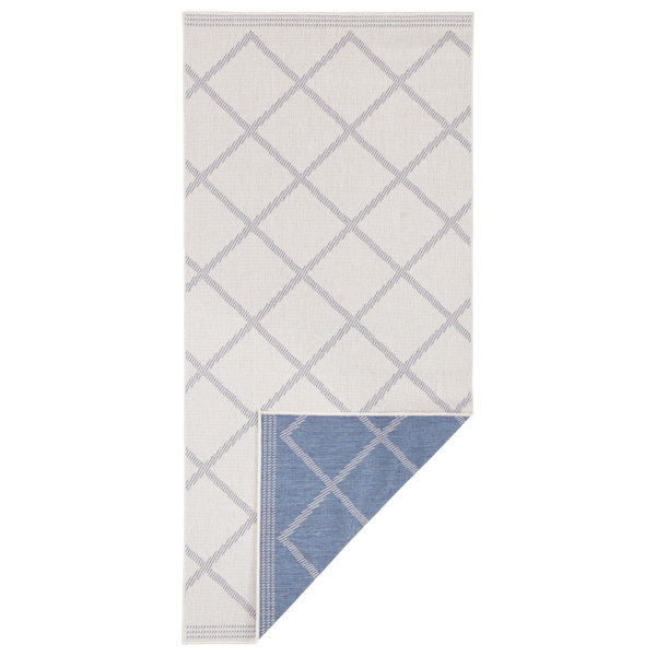 Northrugs Cebu Flatweave Blue Rug & Reviews | Wayfair.co.uk