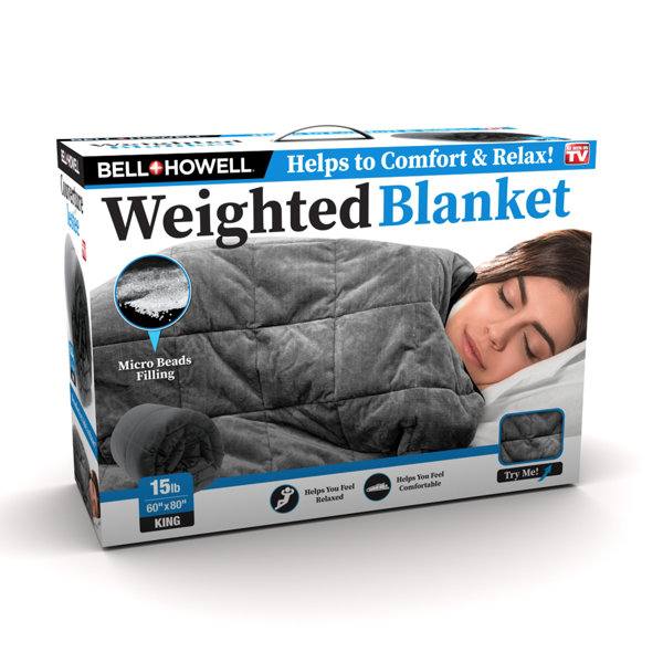 Bell + Howell Weighted Throw Blanket & Reviews | Wayfair