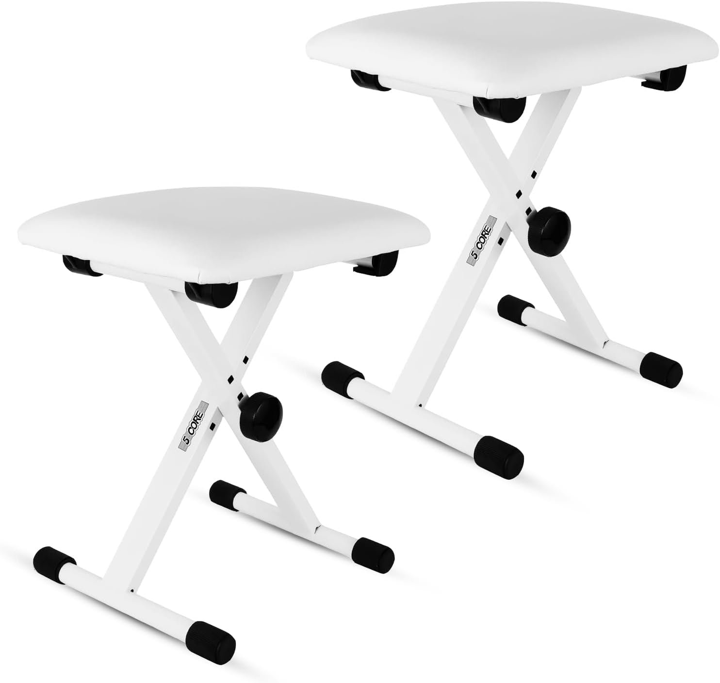 Wrought Studio™ 2PCS Keyboard Bench X Style Piano Stool Padded ...