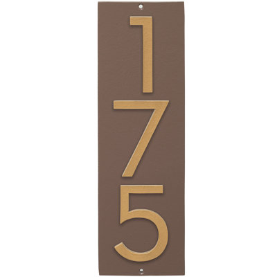 Montague Metal Products Rectangle Wall Plaque & Reviews | Wayfair