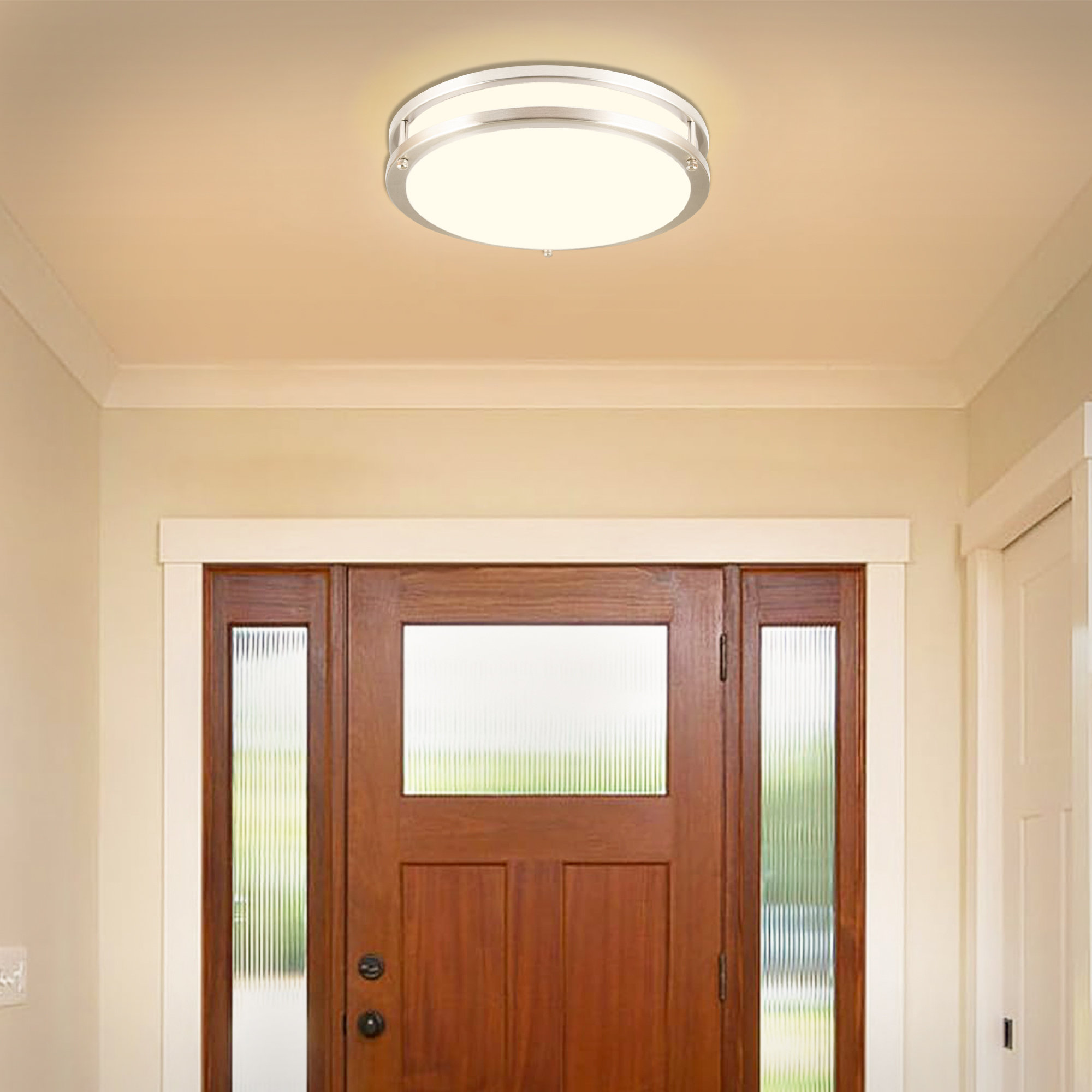 Bexcel LED Ceiling Light Fixture with Remote, 13 Inch Ceiling Lights ...