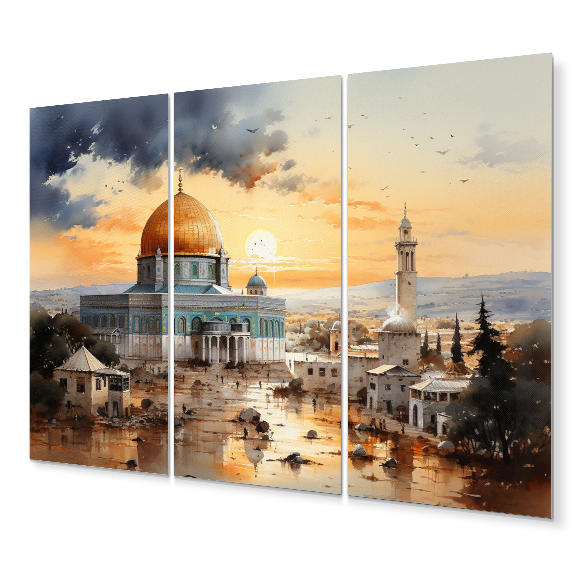 Red Barrel Studio® " Islam Art Dome Of Faith I " 3 - Pieces - Wayfair ...