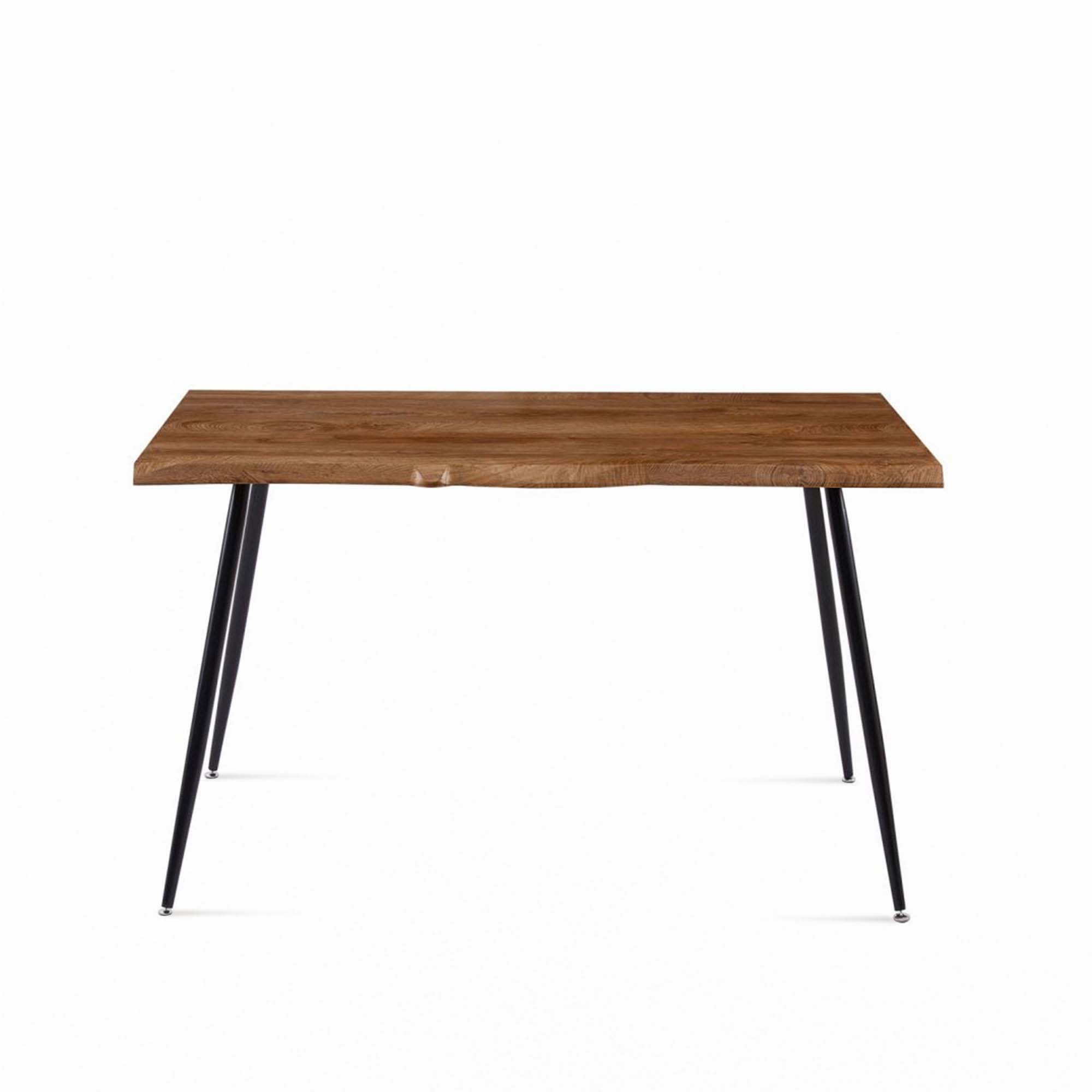 Wrought Studio Irregular MDF Dining Table Metal Legs - Wayfair Canada
