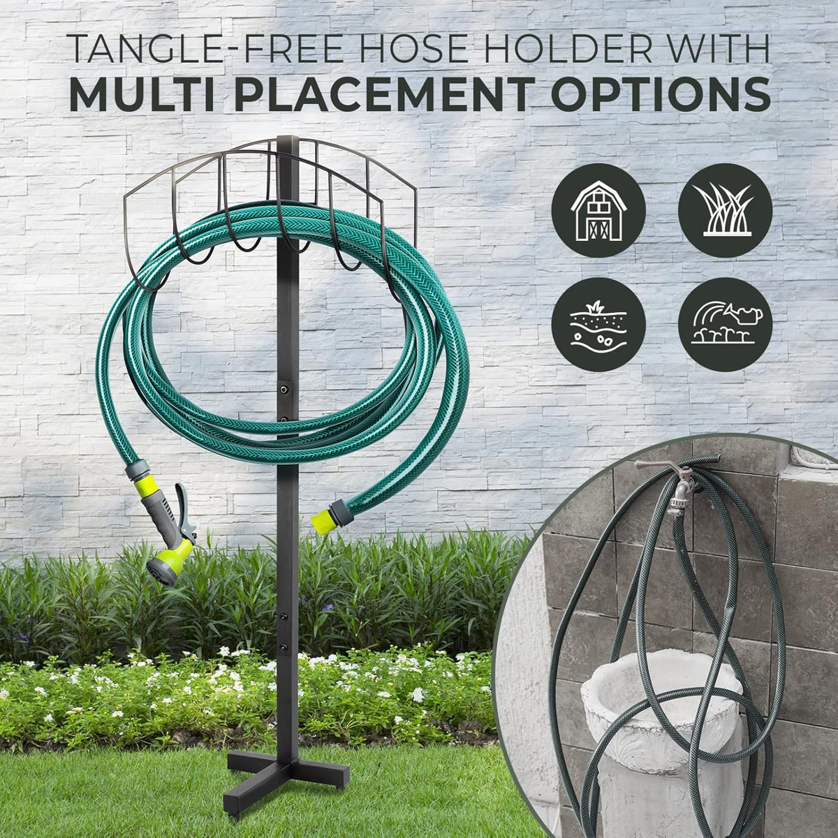 Bme Steel Stand Hose Holder & Reviews | Wayfair