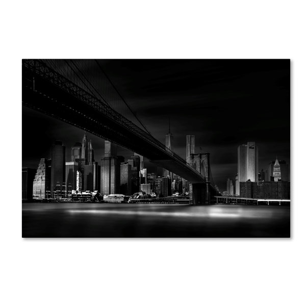 Trademark Fine Art 'Gotham City' Graphic Art Print on Wrapped Canvas ...