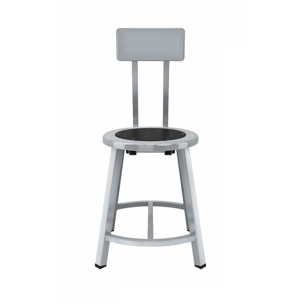National Public Seating Fixed Height Industrial/Shop Stool with ...