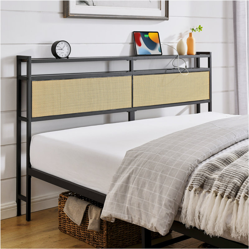 Bay Isle Home™ iron bed frame, metal bed frame, wrought iron bed frame ...
