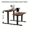Wrought Studio™ Electric Standing Desk Height Adjustable Desk For Home ...