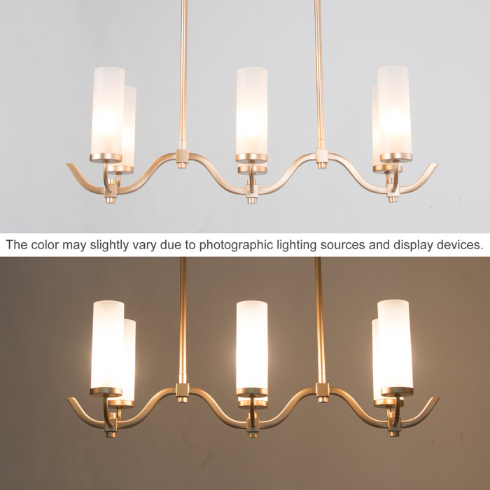 Everly Quinn Acari 6 - Light Dimmable Chandelier & Reviews | Wayfair