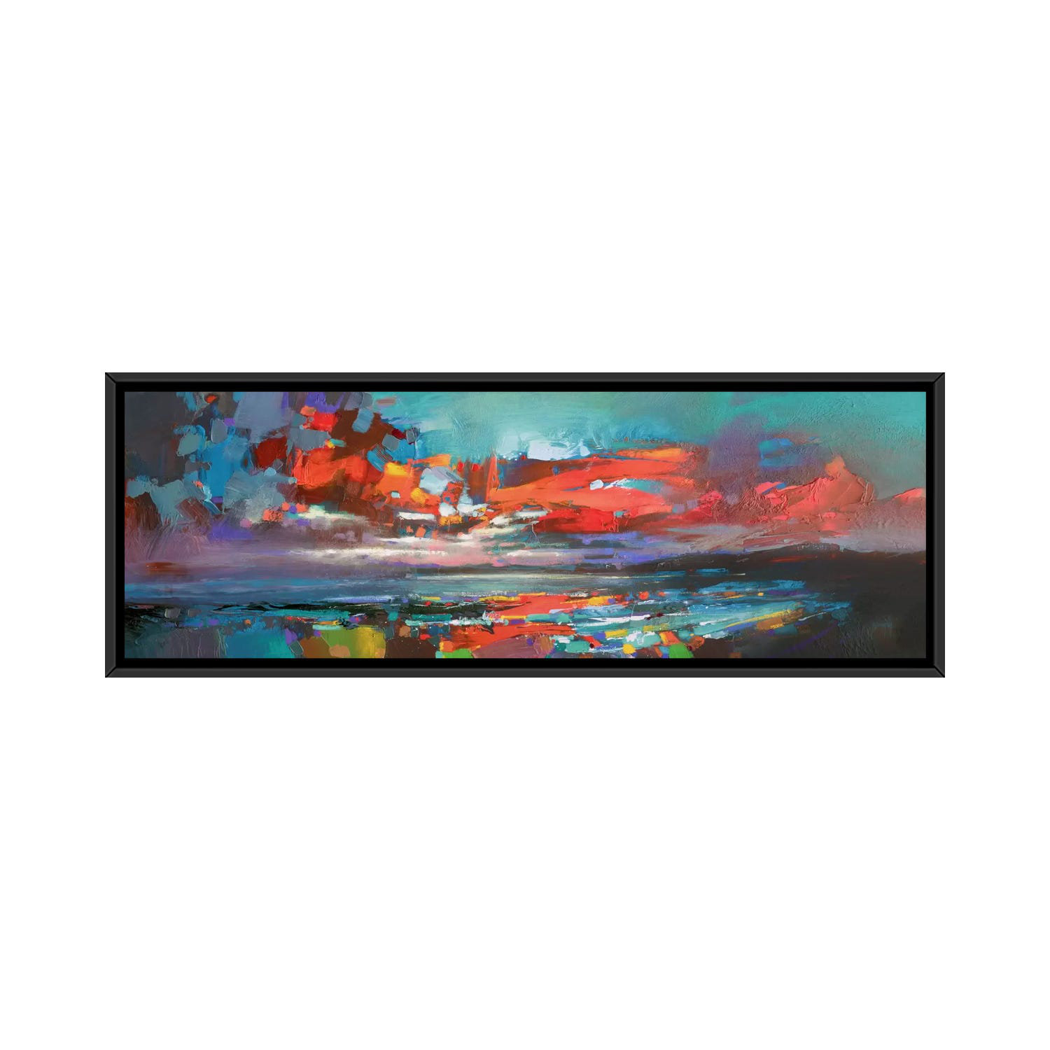iCanvas ''Abstract Scapes'' Gallery Wrapped Painting Print Multi-Piece ...