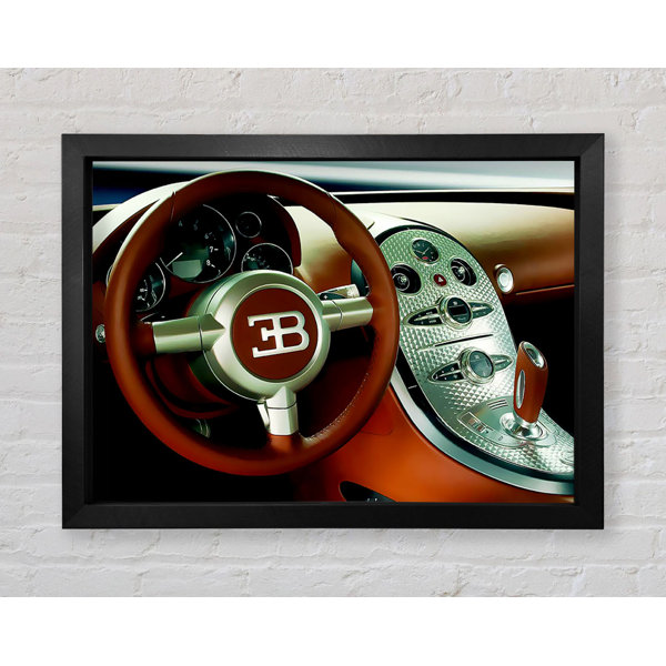 Bright Star Bugatti Veyron Interior - Single Picture Frame Art Prints ...