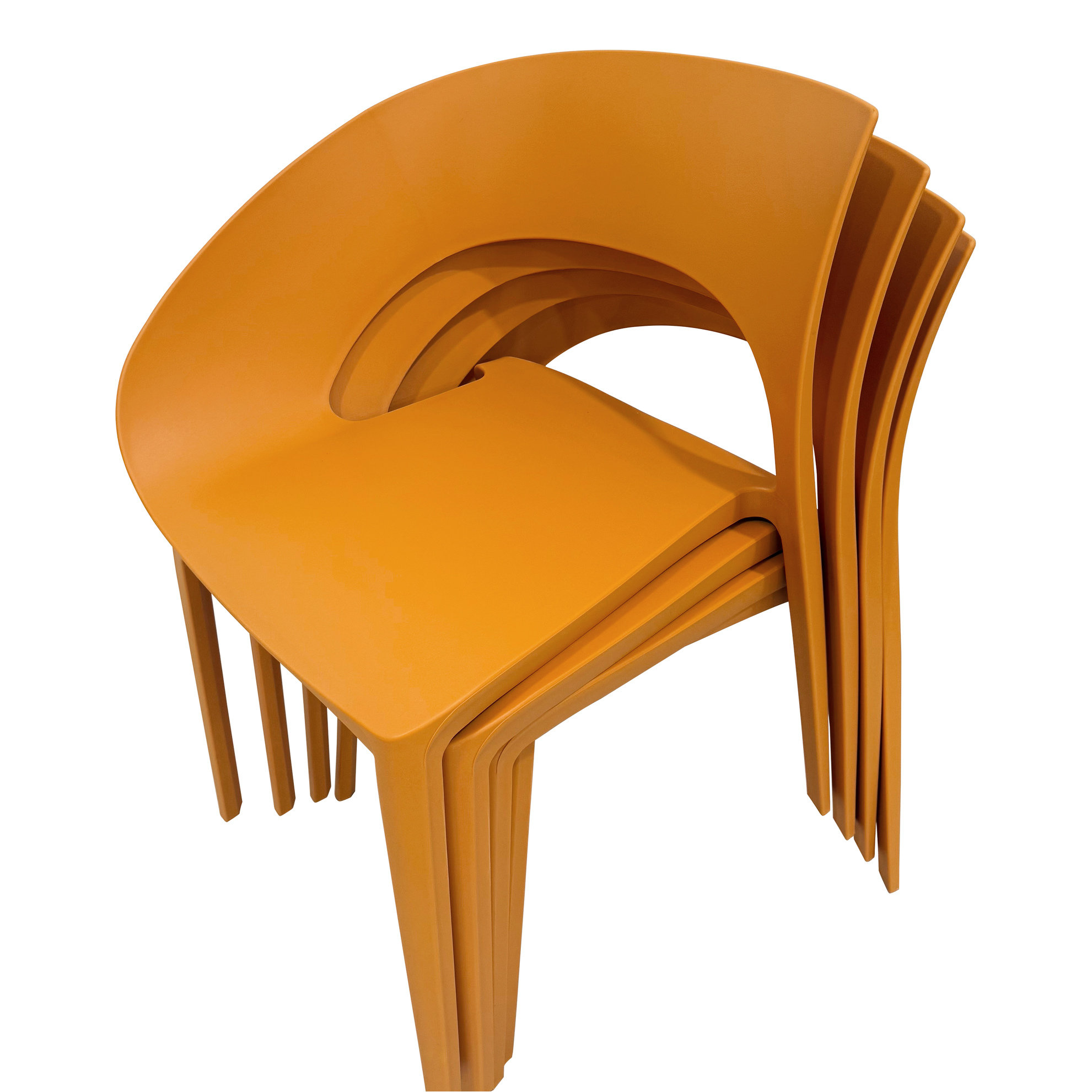Wrought Studio™ Polypropylene Single - Side Chairs For Outdoor Social ...