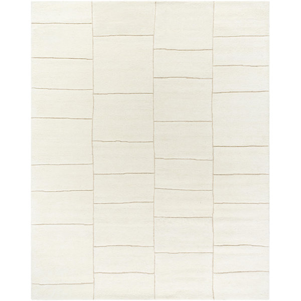 Cashanti Hand Tufted Wool Ivory Rug & Reviews | Joss & Main