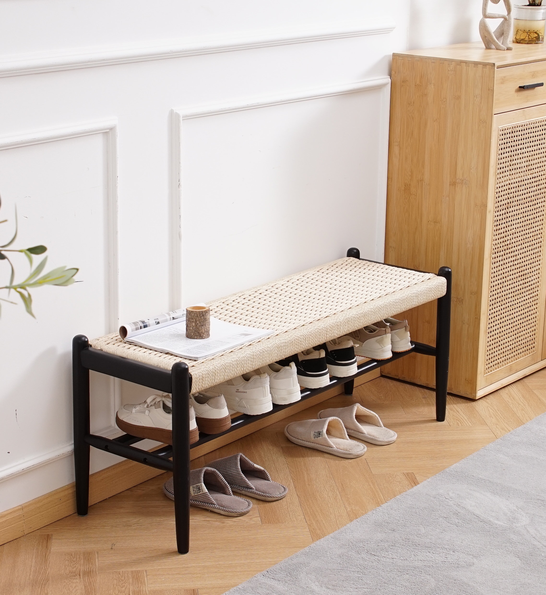 Ebern Designs Barnicle Solid Wood Bench & Reviews - Wayfair Canada