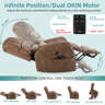 Meetwarm Oversized Dual Motor Power Lift Chair With Extended Footrest ...