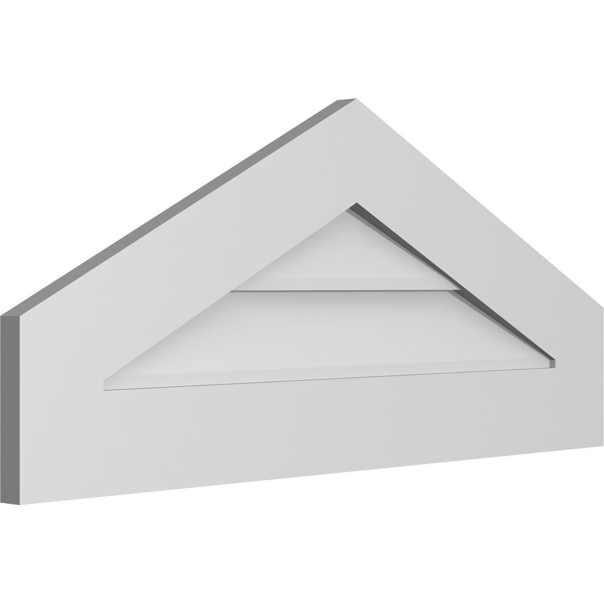 Ekena Millwork Peaked Surface Mount Signature Urethane Non-Functional ...