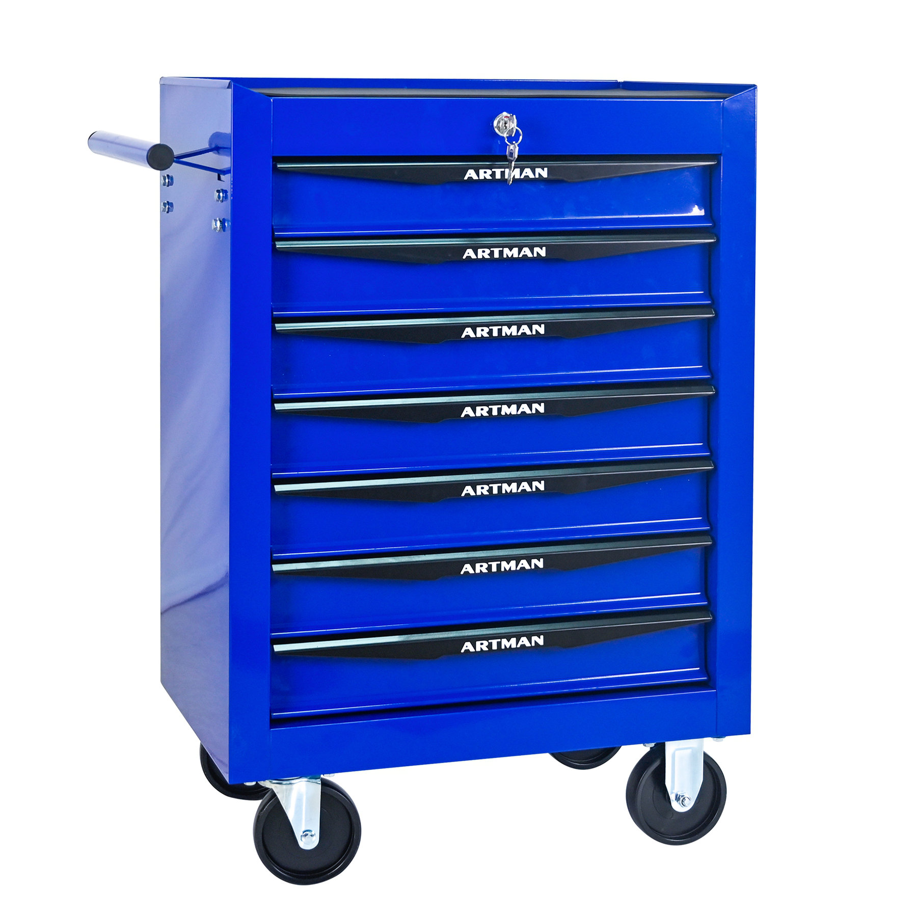 17 Stories 7-Drawer Rolling Metal Tool Chest with Ball Bearing Drawer ...