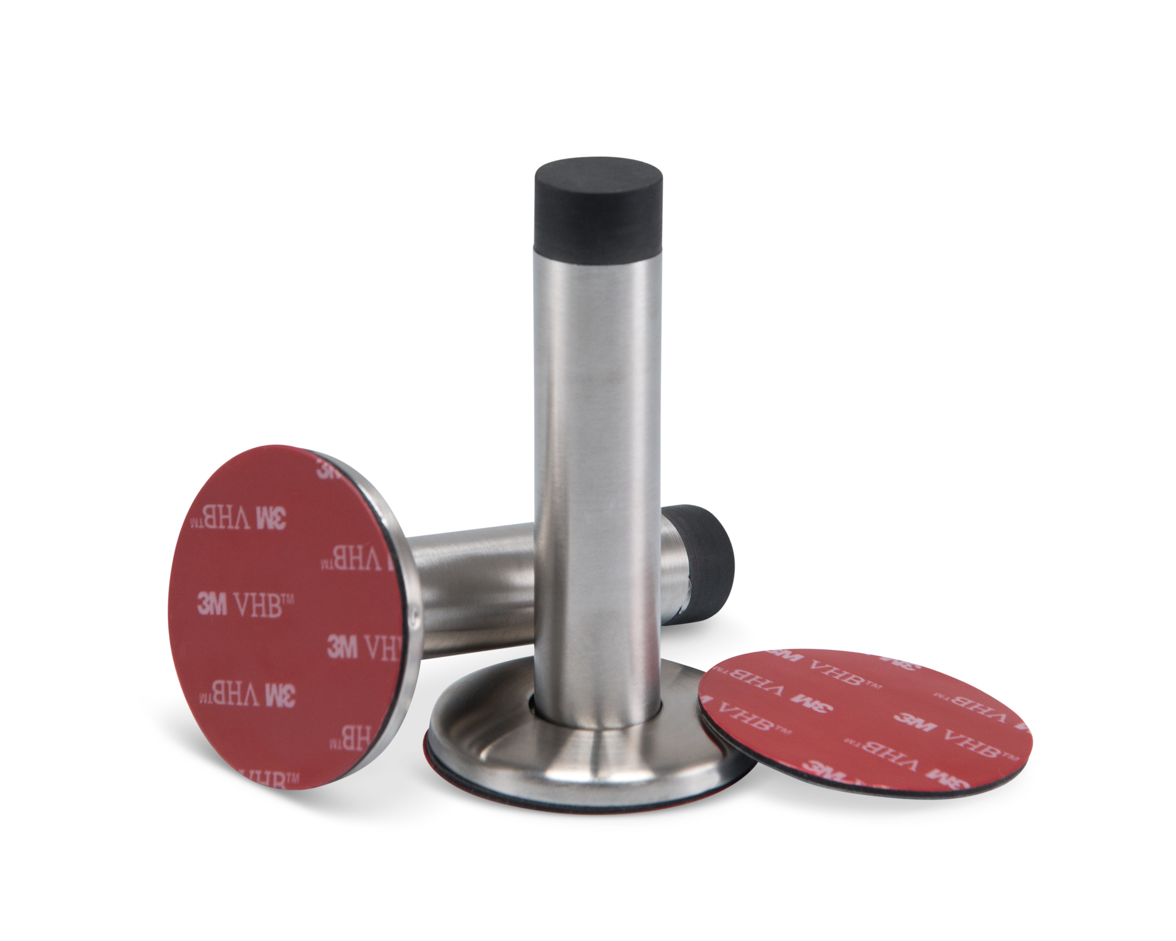 The Dove Factor Long Adhesive Mounted Stainless Steel Fixed Door Stop ...