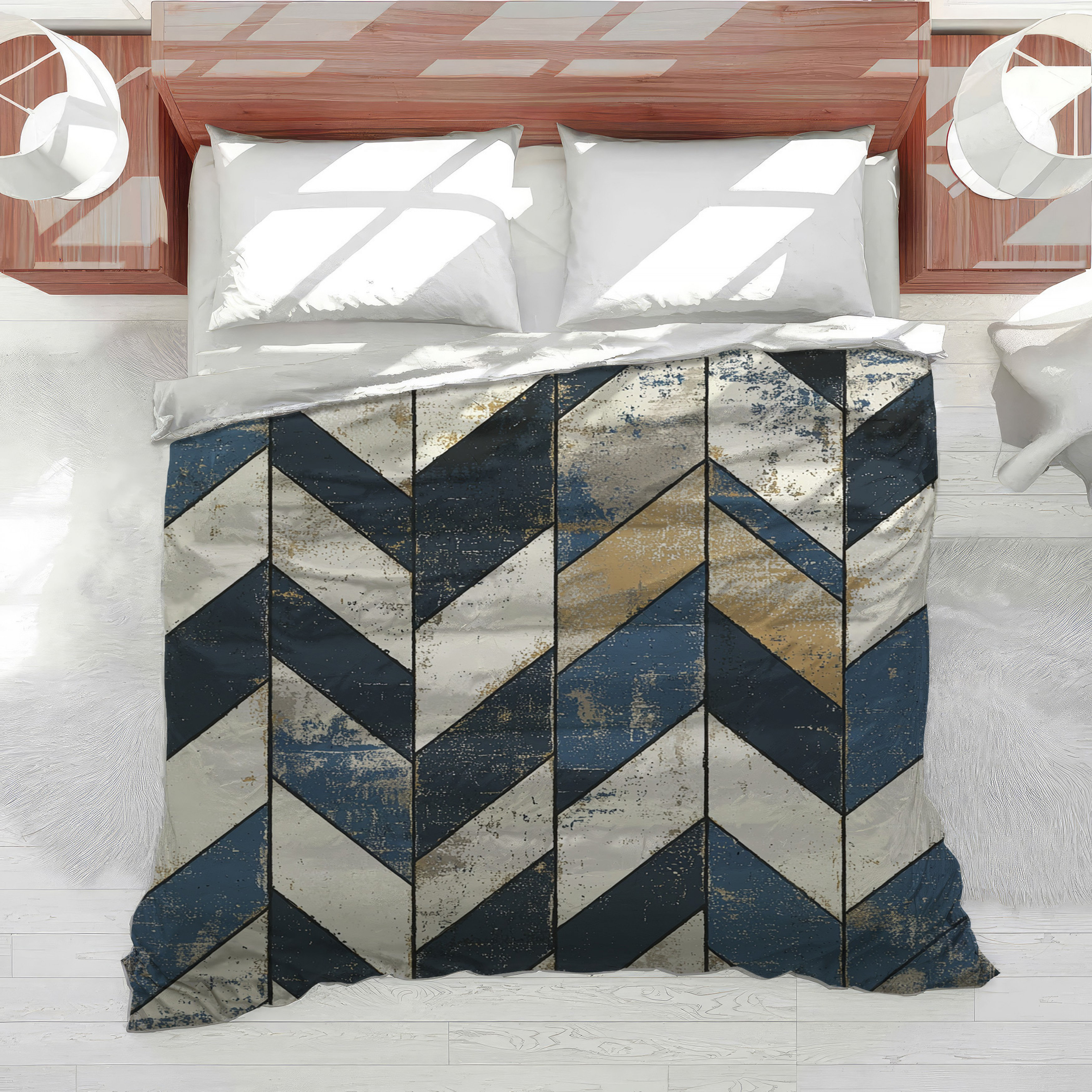 VisionDecor Geometric Pattern Bedding Abstract Comforter Bohemian Boho ...