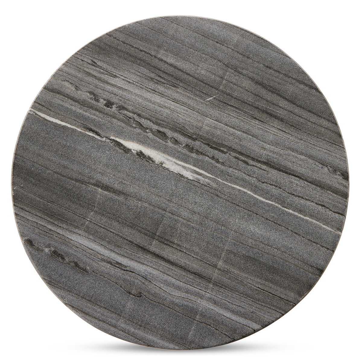 Four Hands Raven End Table-Ribbed Ebony Marble & Reviews | Perigold