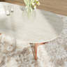 Latitude Run® Oval Travertine Coffee Table, Eco-Friendly Natural Stone ...