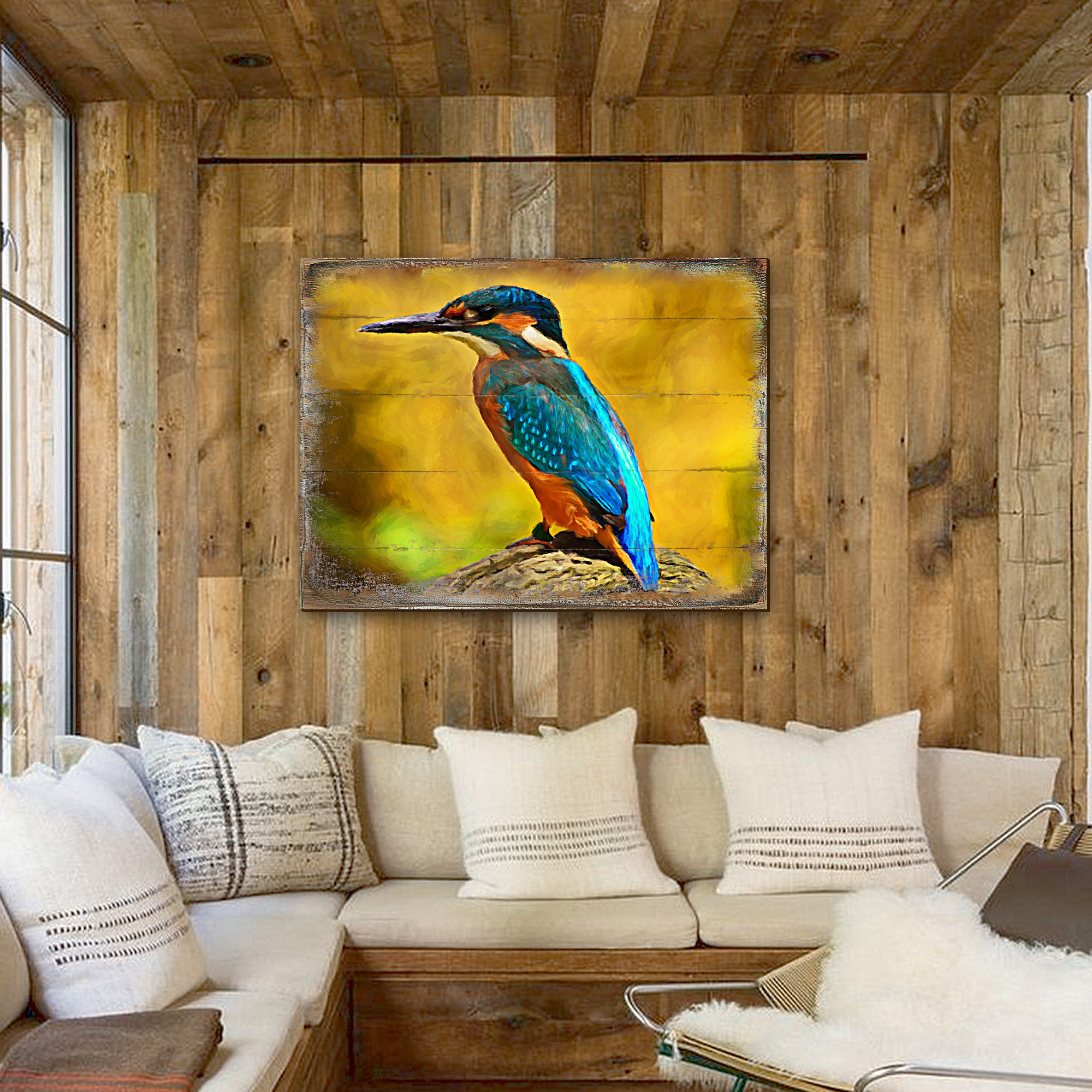 Wildon Home® Blue Bird Wood Block - Rustic Wood Wall Art - Wayfair Canada