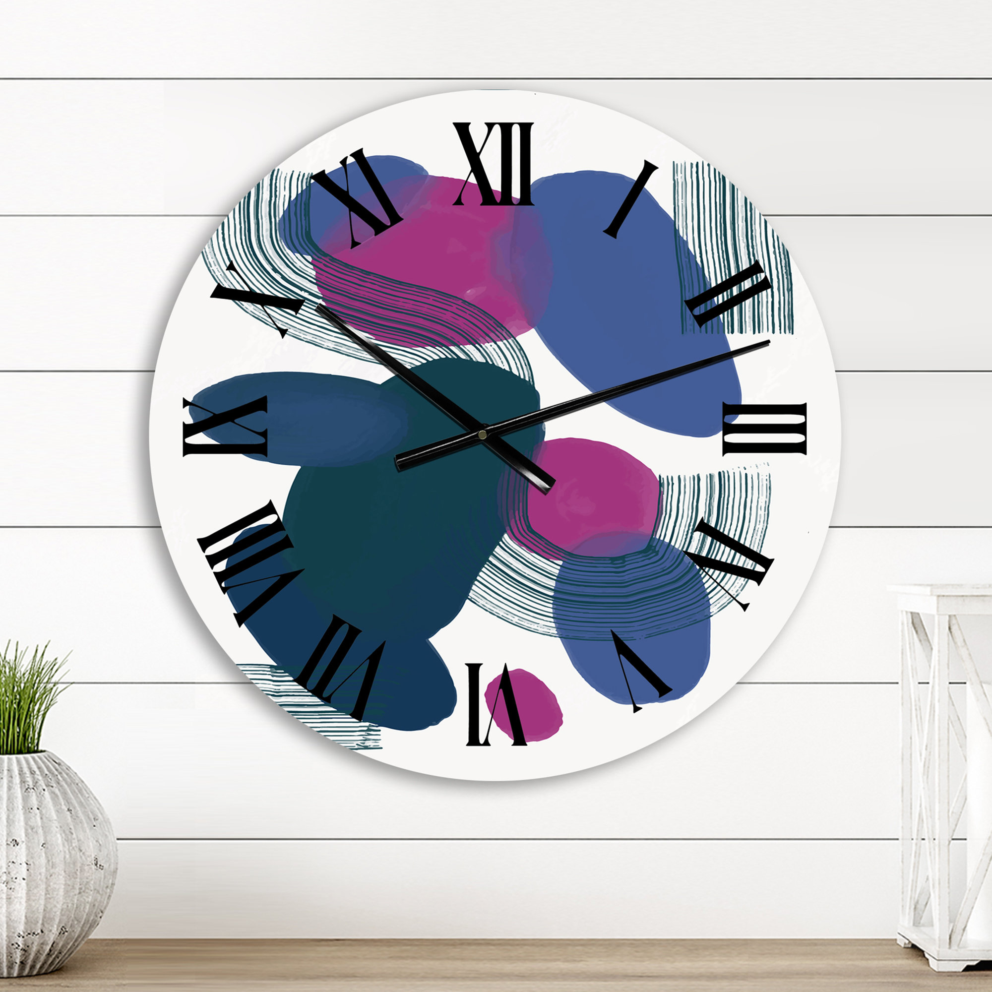 East Urban Home Abstract Shapes In Retro Gradients I - Mid-Century ...