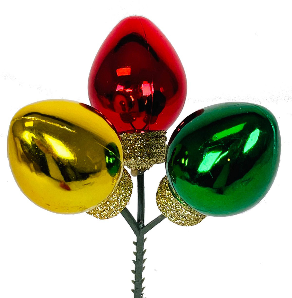 Astoria Grand Set Of 12 Christmas Light Shaped Pick Decoration | Wayfair