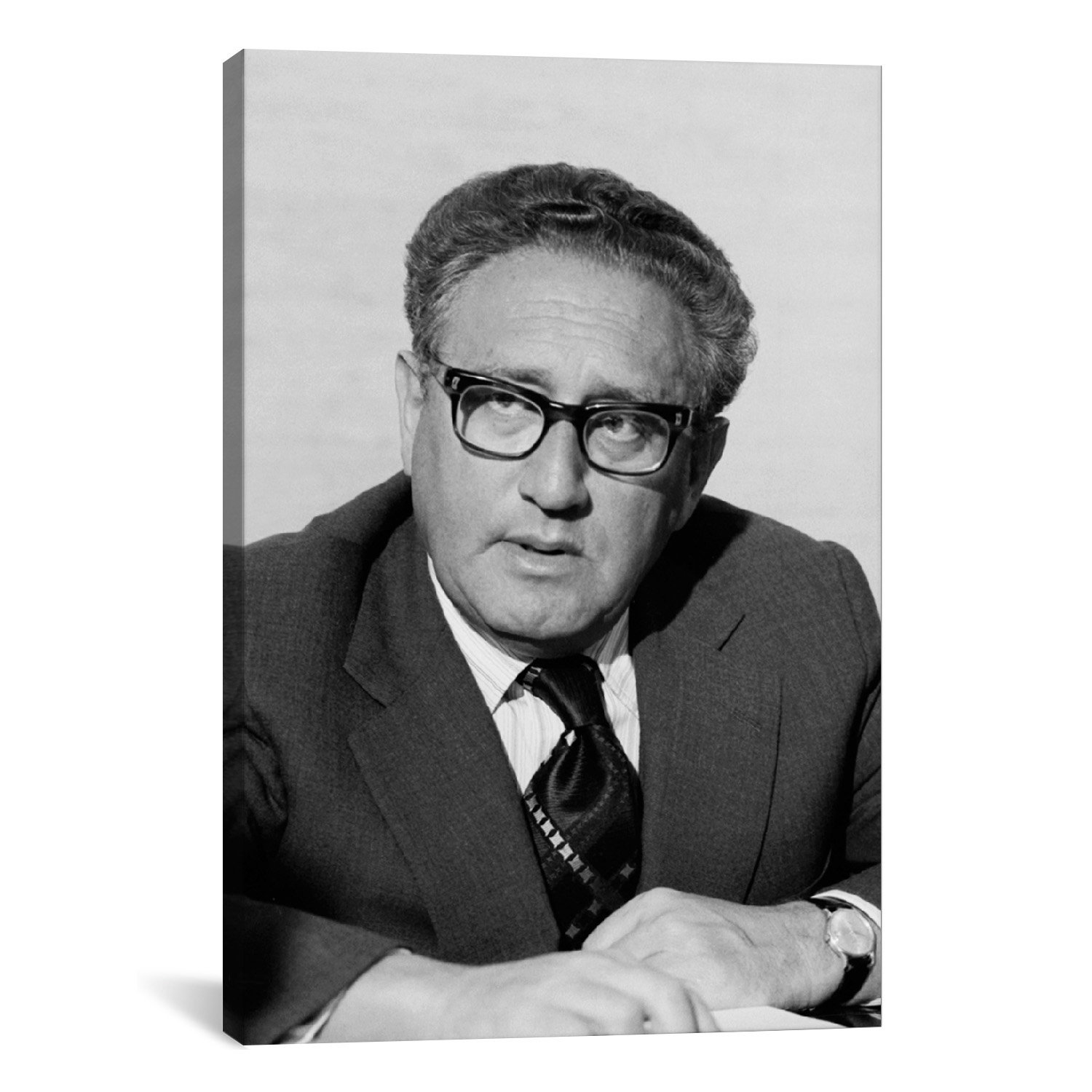 Winston Porter Political Henry Kissinger Portrait Photographic Print on ...