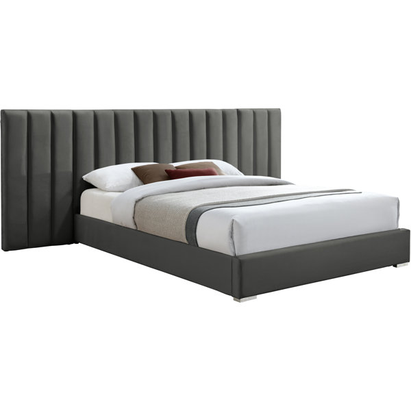 Mercer41 Haymon Velvet Bed & Reviews | Wayfair