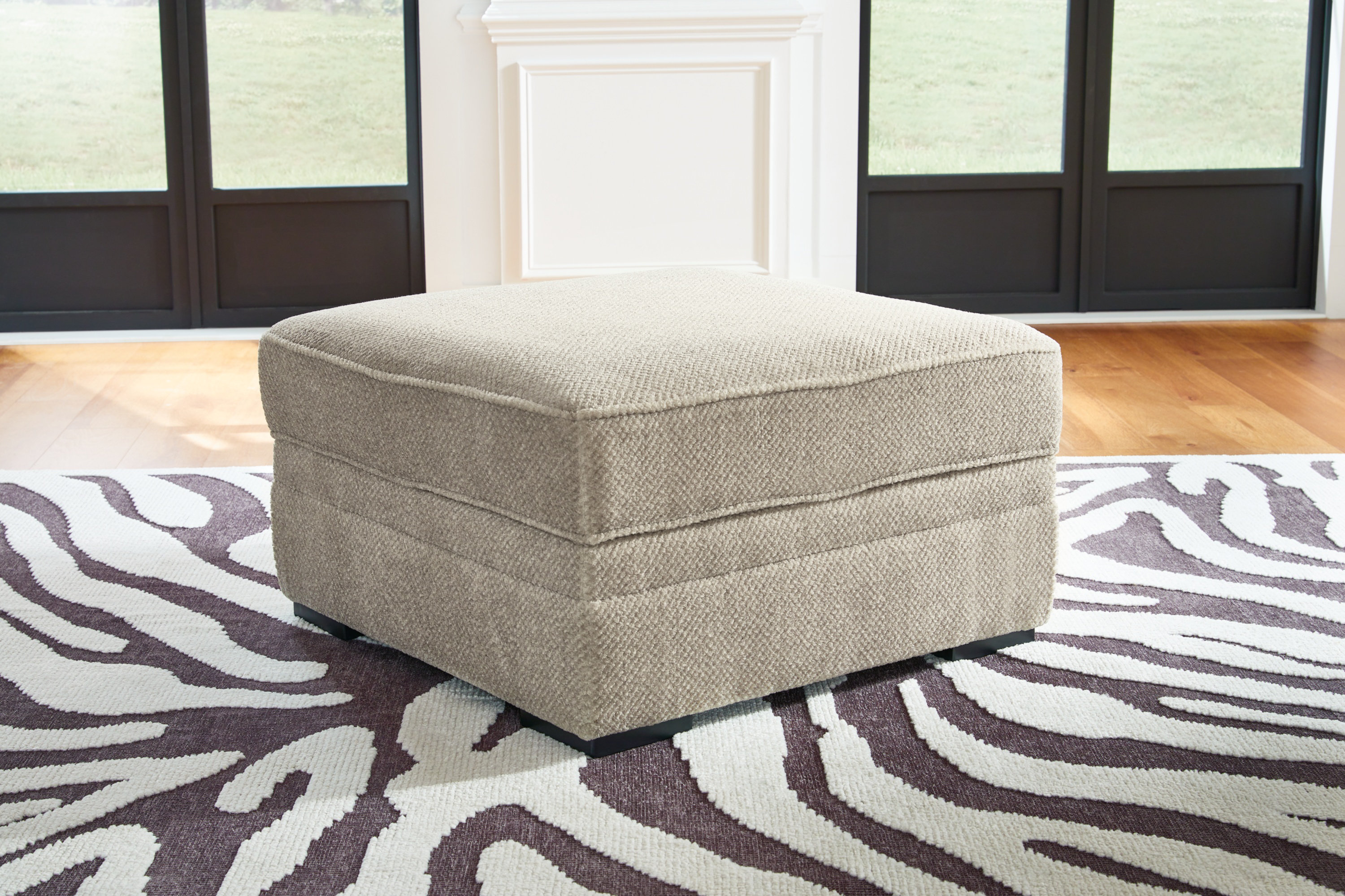 Latitude Run® 38" Wide Square Storage Ottoman | Wayfair