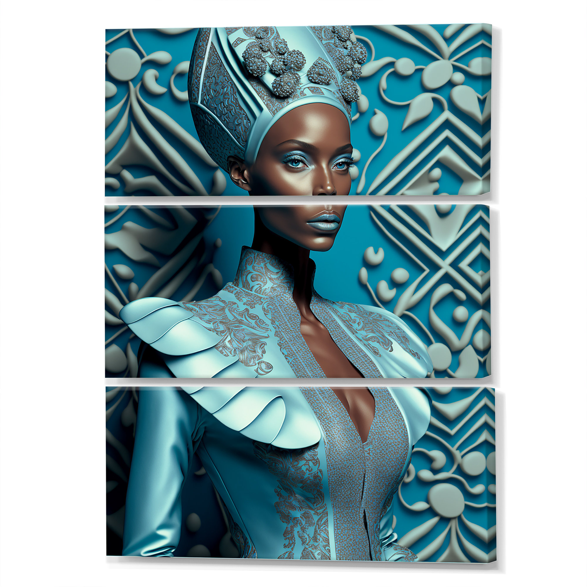 Dakota Fields Exquiste African Woman Design IV 3 Pieces - Wayfair Canada
