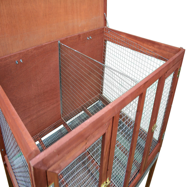 Ware Manufacturing Heavy Duty Double Rabbit Hutch & Reviews - Wayfair ...