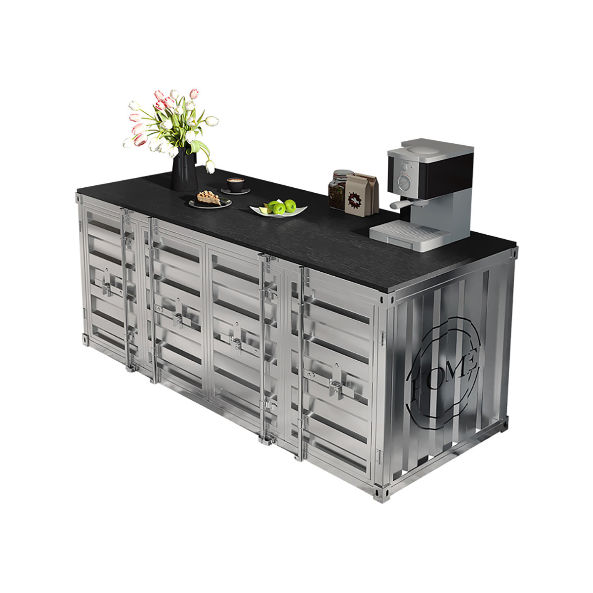 Industrial Style Sofa Industrial Container-Style Sideboard 59.05 ...