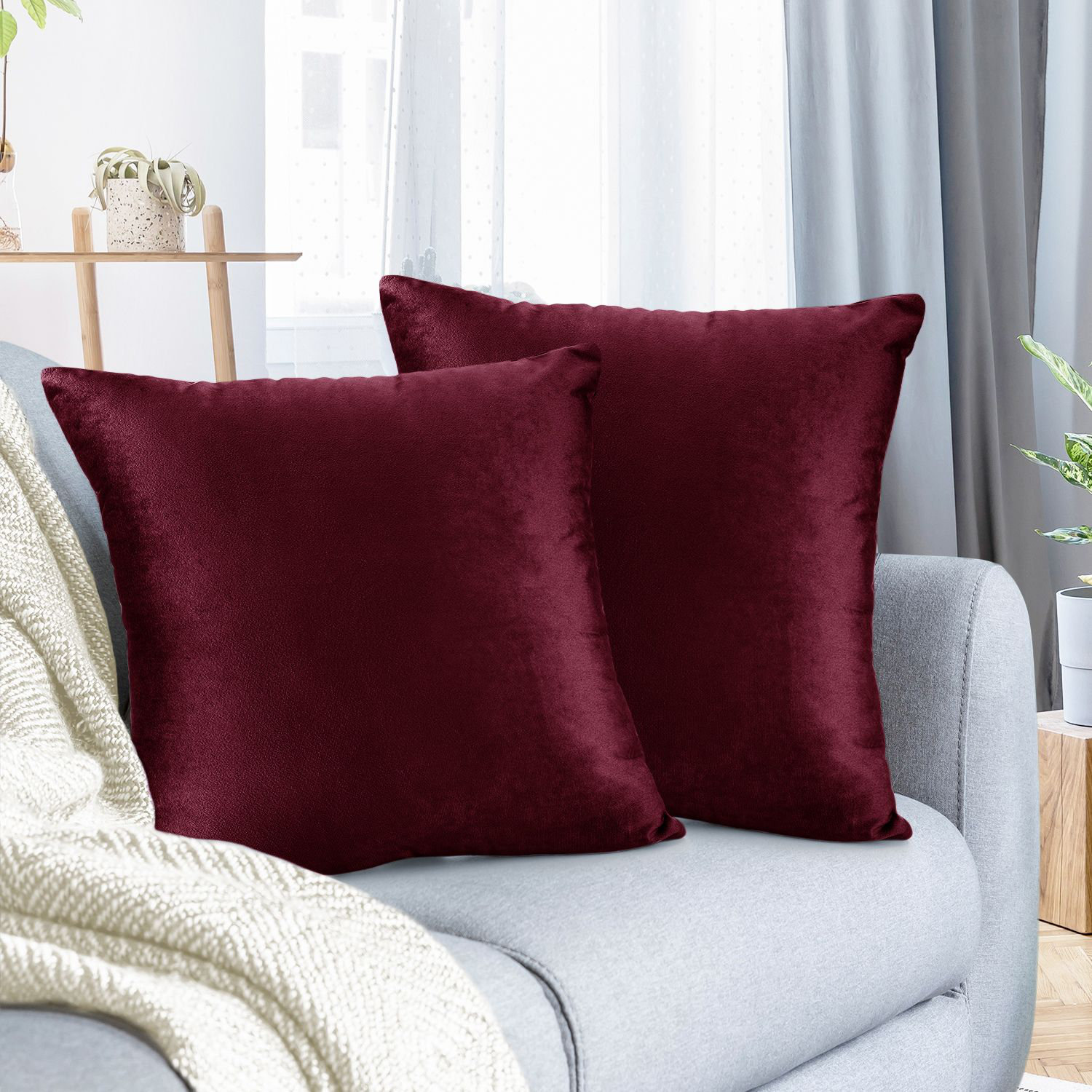 Nestl Velvet Decorative Throw Pillow Cover & Reviews | Wayfair
