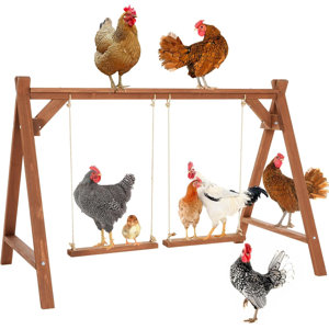 Archie & Oscar™ Chicken Roosting Bars For Hens With 2 Chicken Swings ...