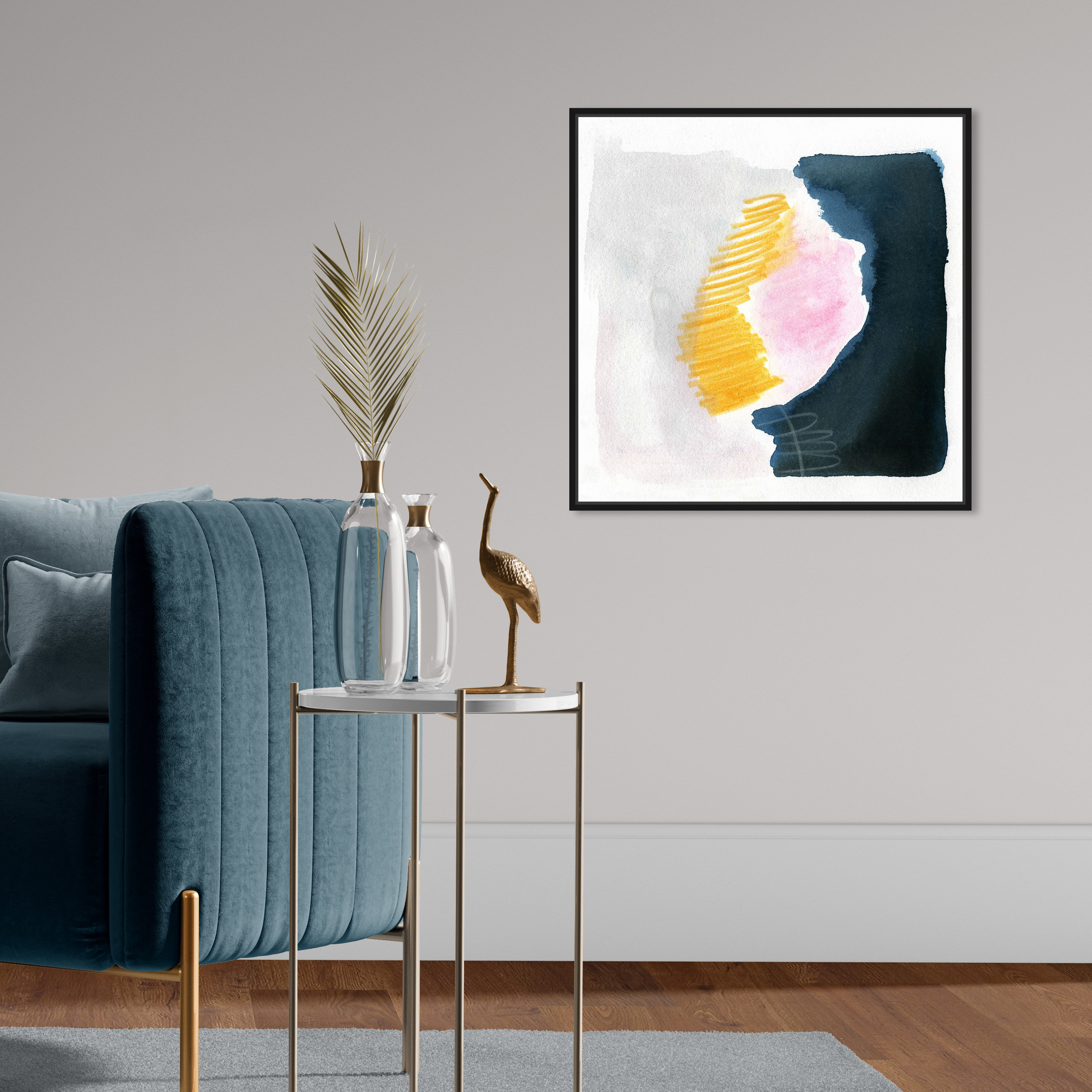 Mistana™ Abstract Human Watercolor by Oliver Gal - Wrapped Canvas ...