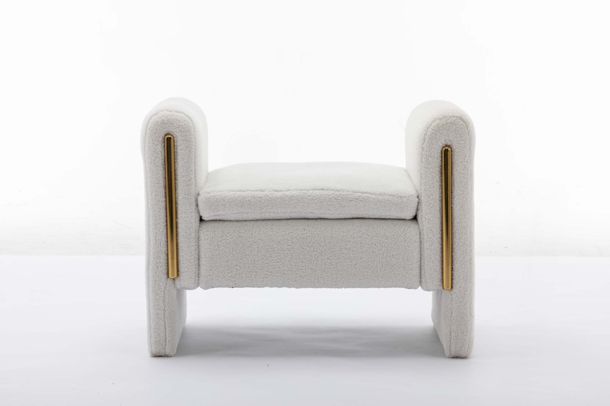 Mercer41 Fabric Single Bench Shoe Bench Makeup Bench For Bedroom Indoor ...