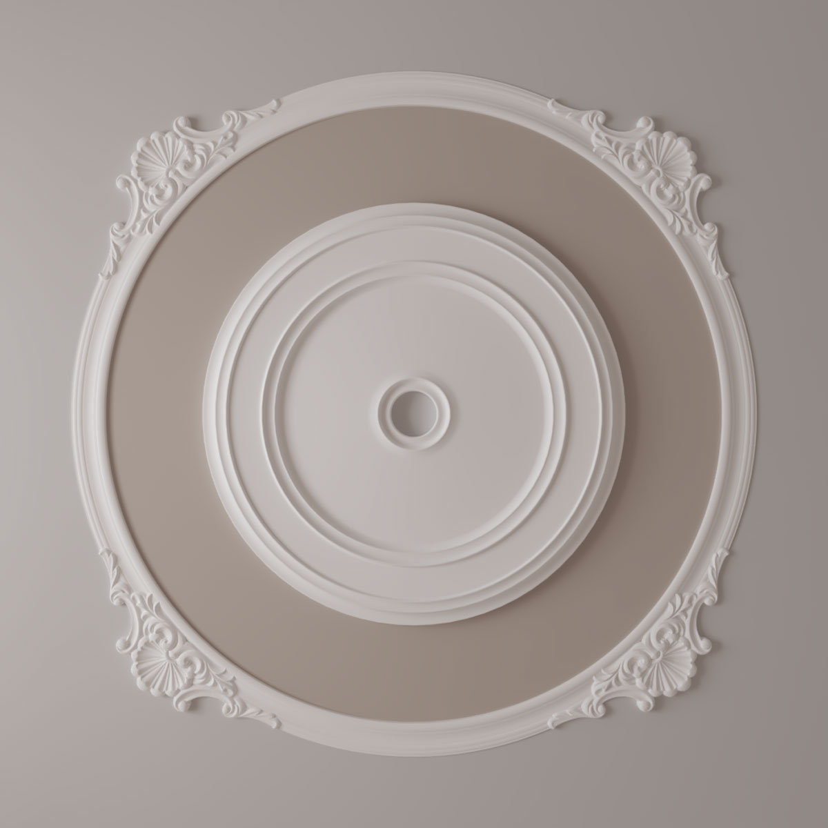Ekena Millwork Shell Ceiling Ring Kit | Wayfair
