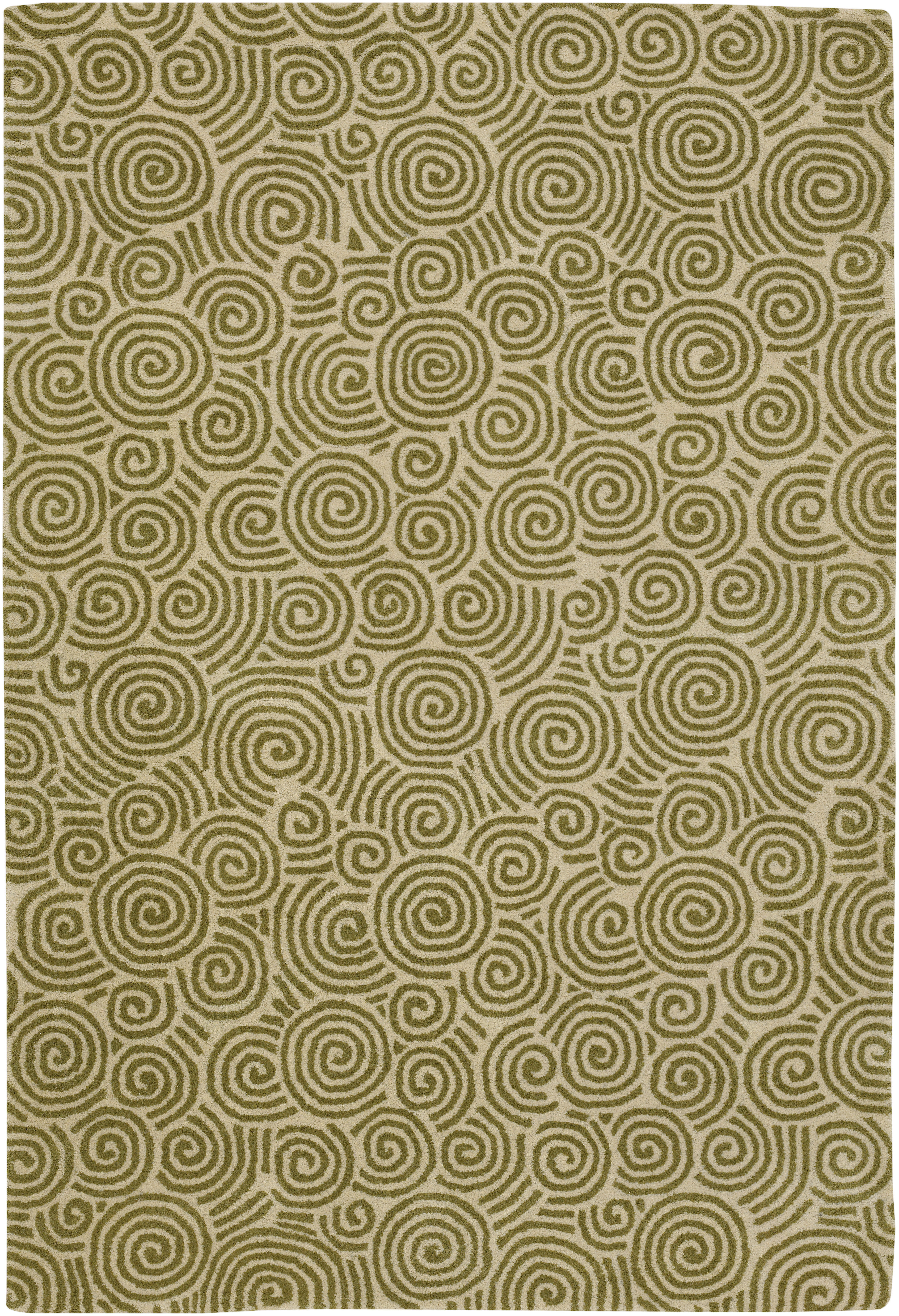 Wade Logan® Colbye Beige/Green Area Rug | Wayfair