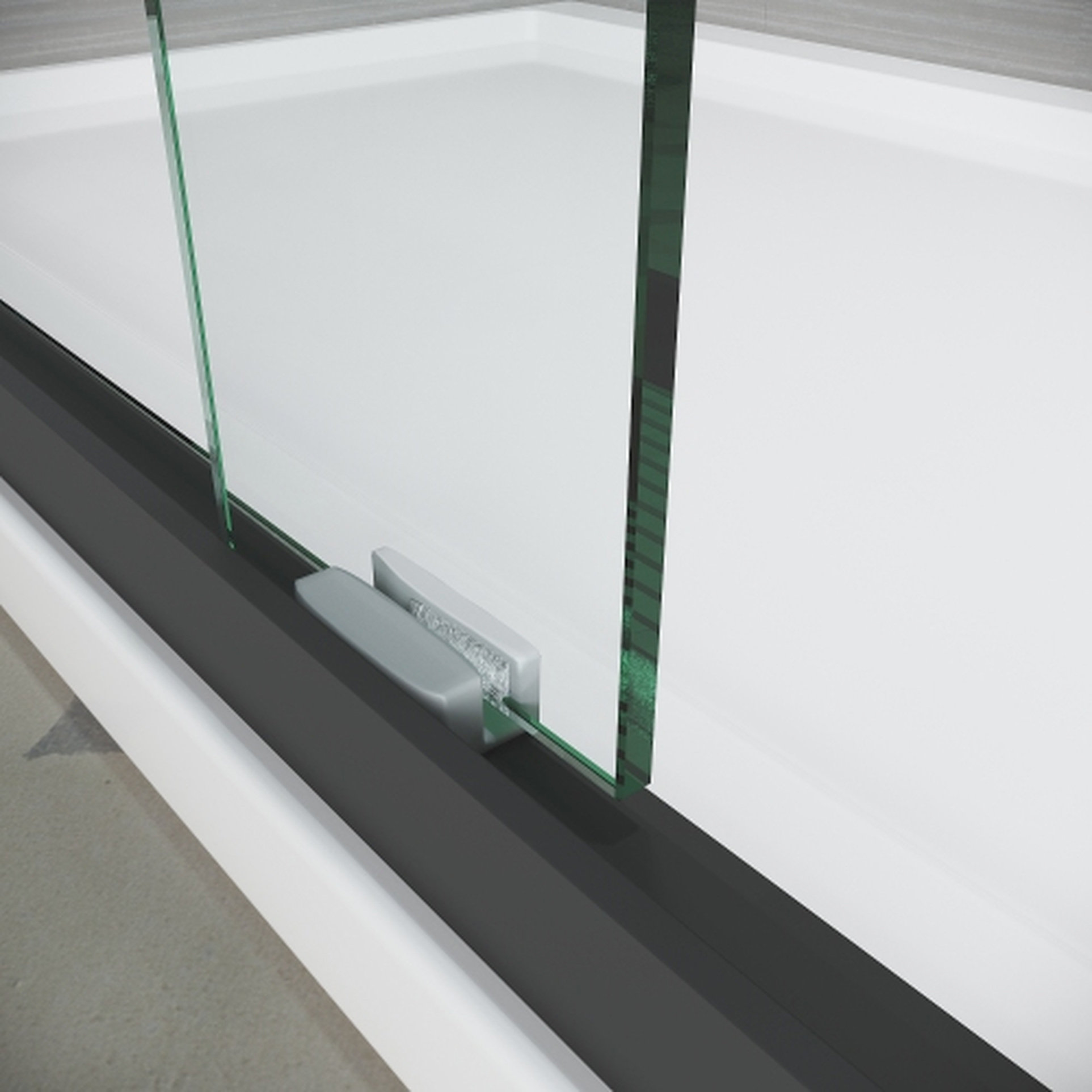 xingguangya Semi - Sliding Shower Glass Door 56 60 In. W 72 H Thick ...