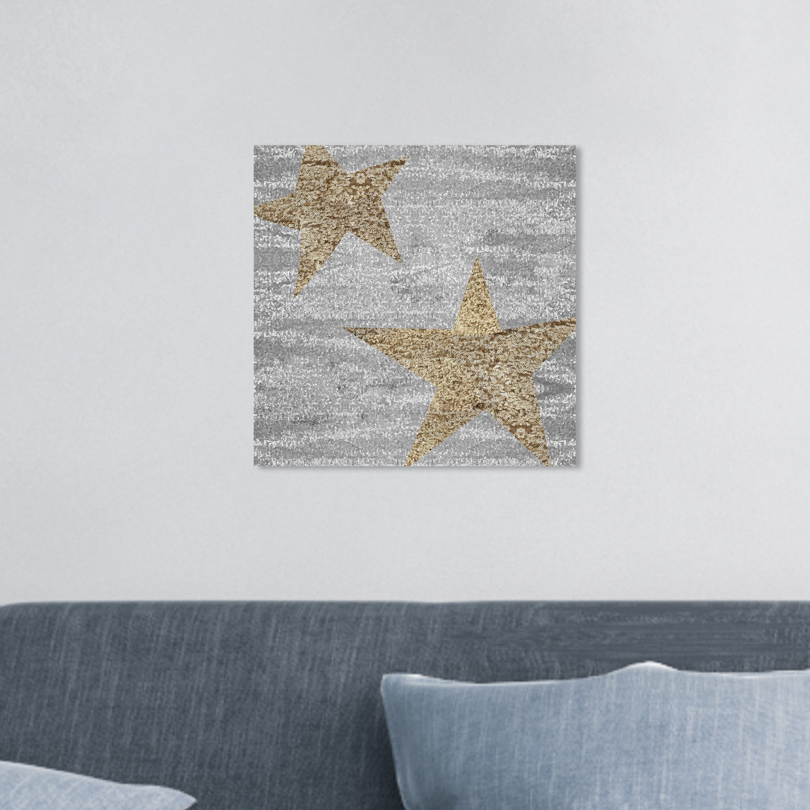 Art Remedy Nautical And Coastal Off Starfish Sequins Marine Life ...