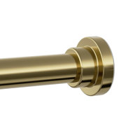 Gold Shower Curtain Rods You'll Love | Wayfair