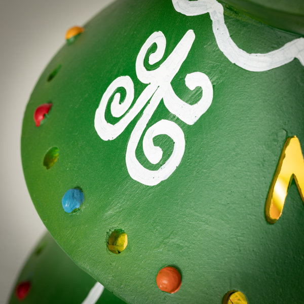 Clover Lane Merry Holiday Magnesium Oxide Outdoor Christmas Decoration ...