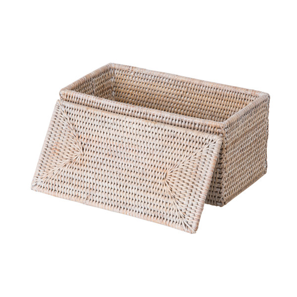 Beachcrest Home Everard Wicker/Rattan Basket & Reviews | Wayfair