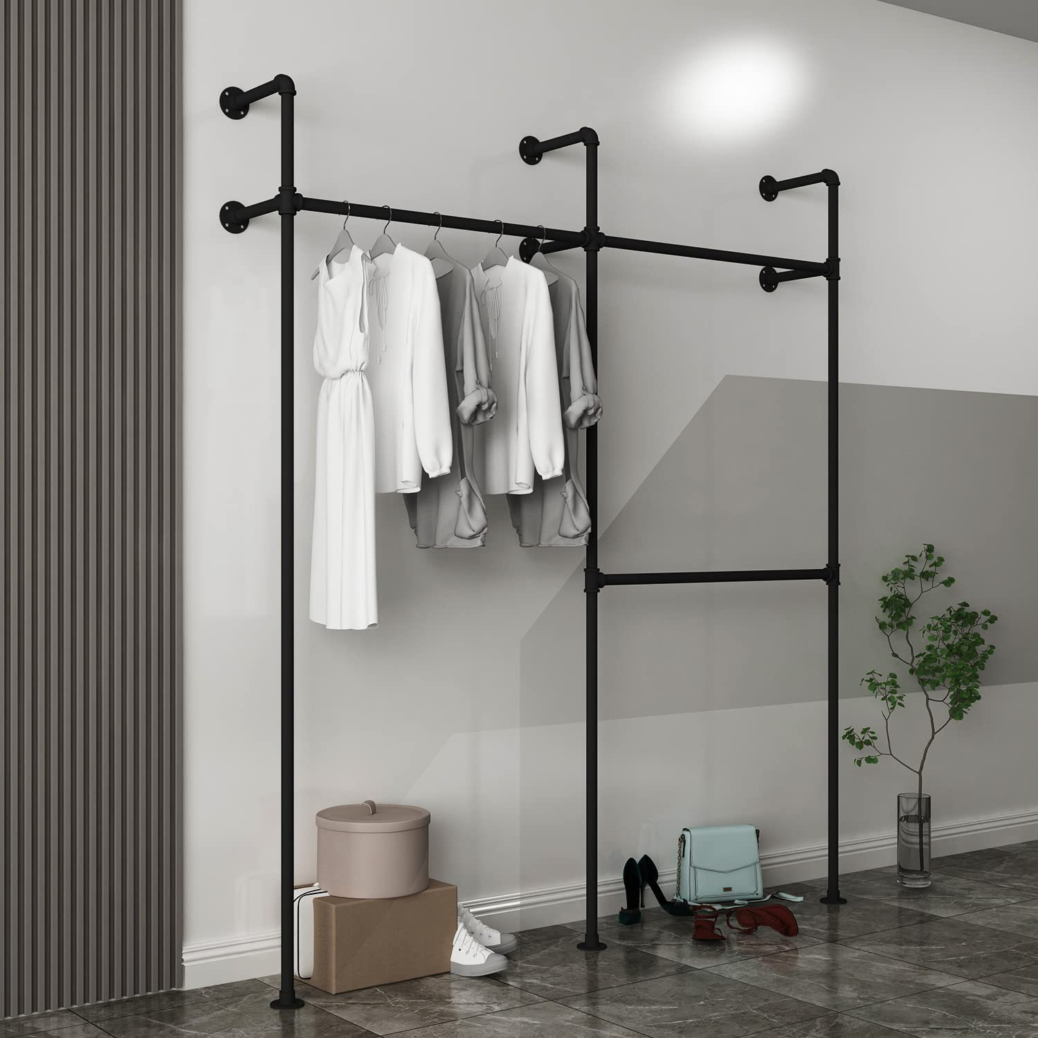 Wendes Kem Metal Clothes Rack | Wayfair