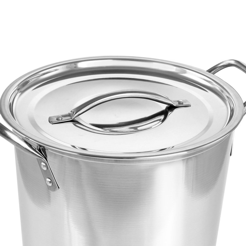 Gibson 8 Quart Stainless Steel Stock Pot with Lid | Wayfair