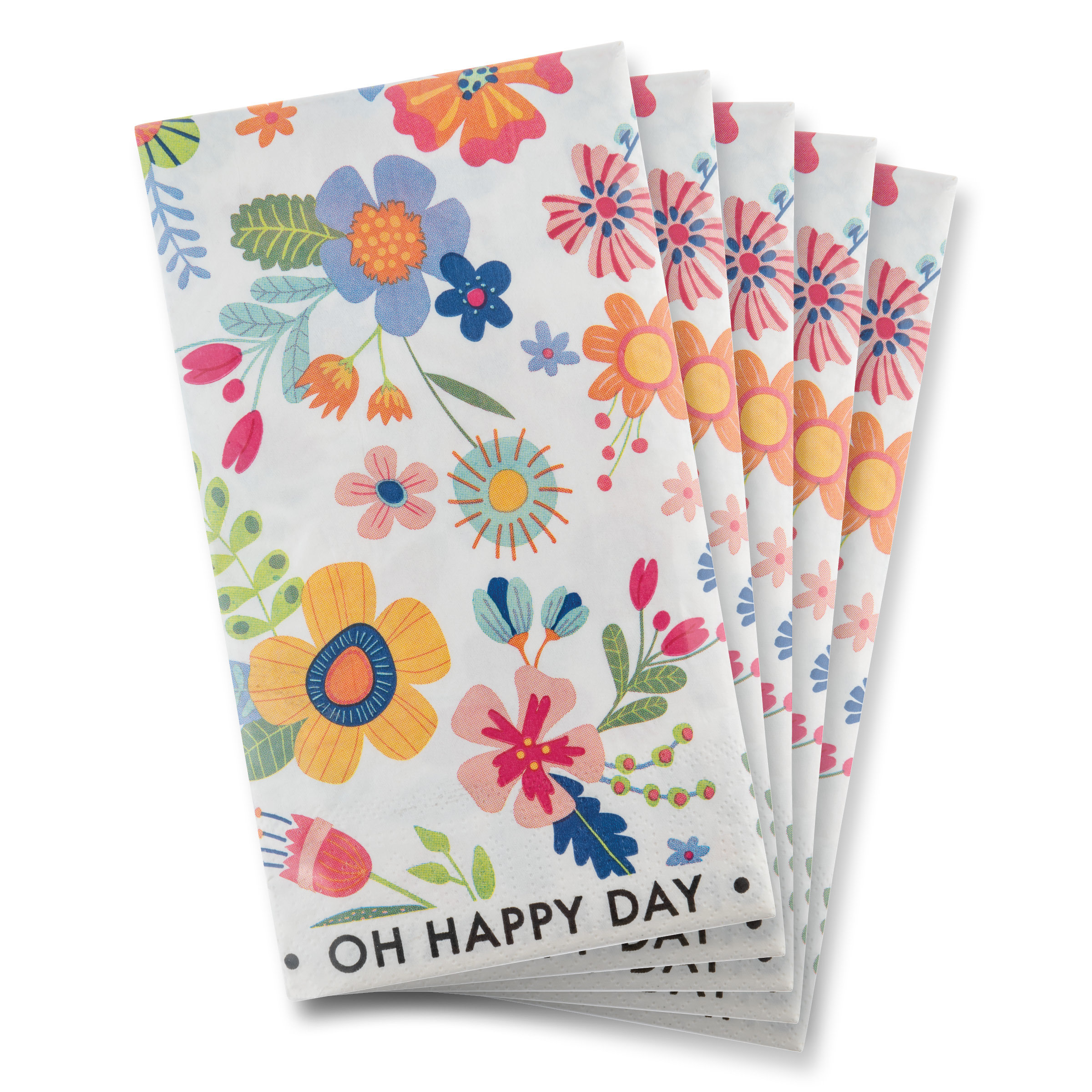 Karma GUEST TOWEL/DINNER PAPER NAPKINS SHELLY FLORAL (S24) | Wayfair