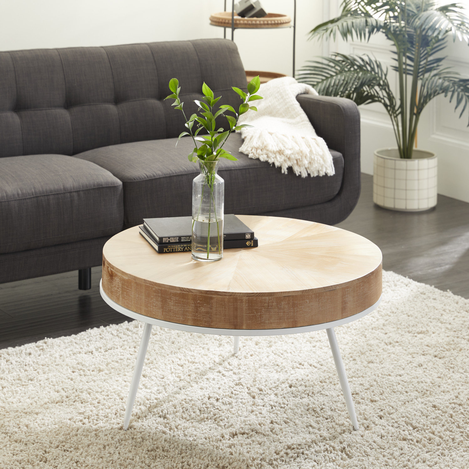 Loon Peak® Roundtree 3 Legs Coffee Table & Reviews | Wayfair